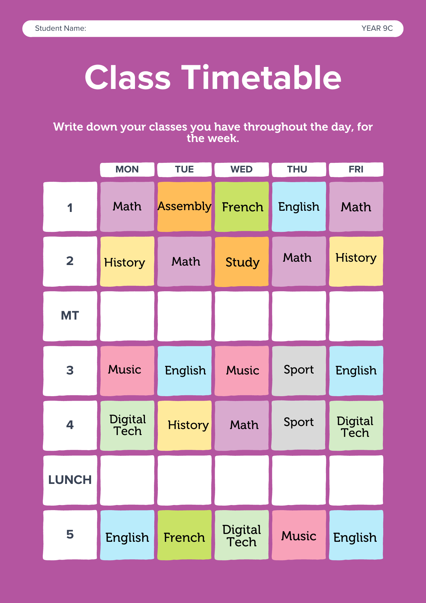 Use visual schedules | inclusionED
